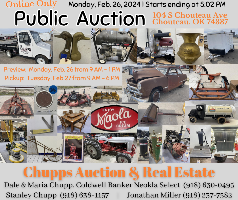 Find An Auction - Auction Near Me - Chupp's Auction Company