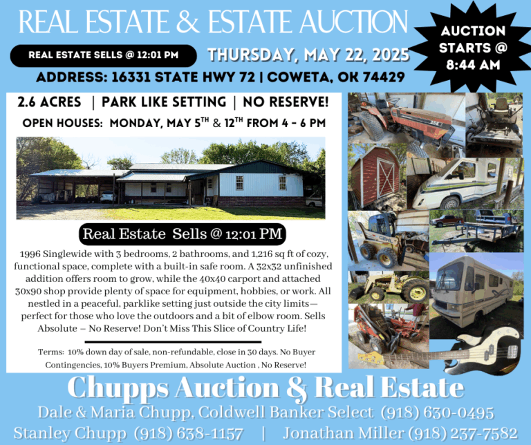 Find An Auction - Auction Near Me - Chupp's Auction Company